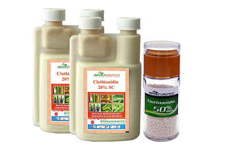 Clothianidin 50 wdg granules and 22.5 fs 20 sc for crops